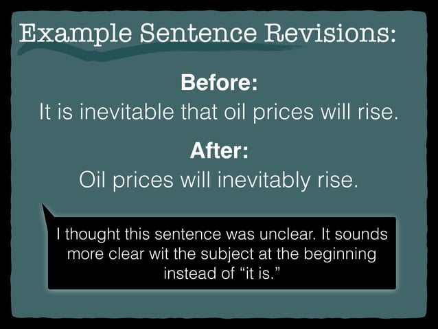 Sentence Revisions Activity | PDF | Educational Assessment | Education