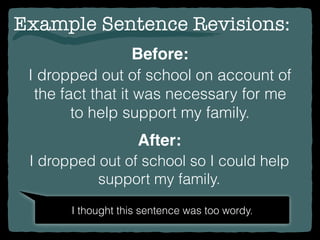 Sentence Revisions Activity | PDF