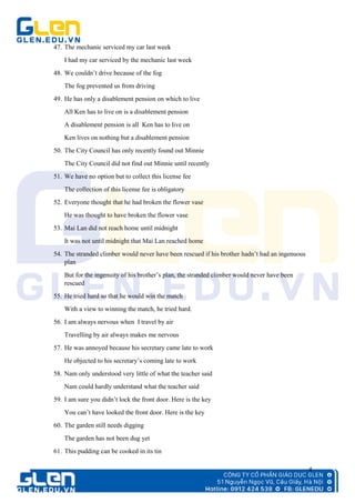 Sentence rewriting keys | PDF