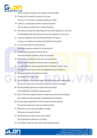 Sentence rewriting keys | PDF