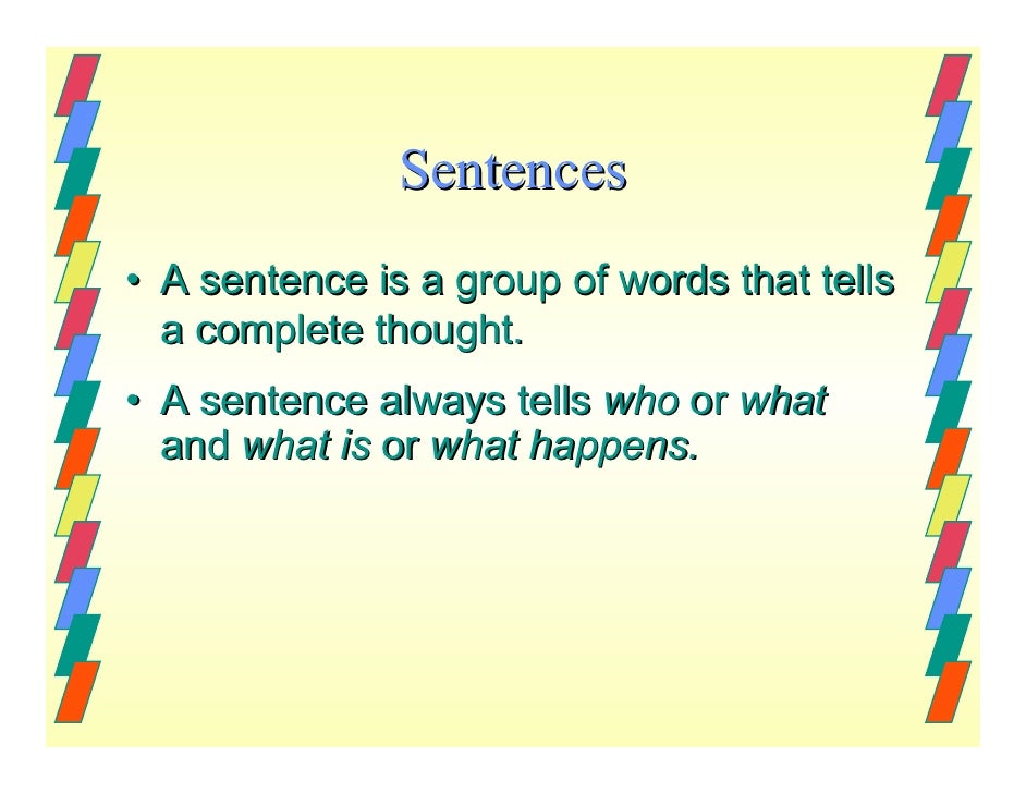 Sentences