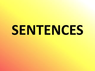 Sentences | PPT