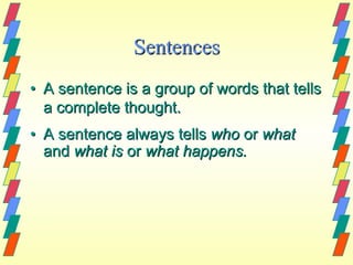 Sentences | PPT