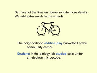 Bike Sentences Power Point | PPT