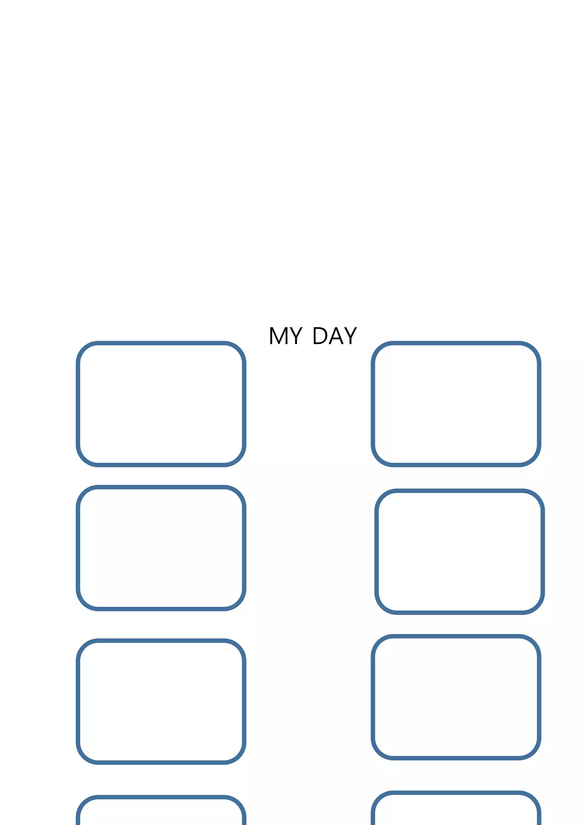 Sentences. My Day | DOCX