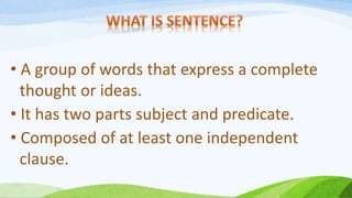 Sentences | PPT