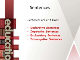 different types of sentences.pptx....... | PPT