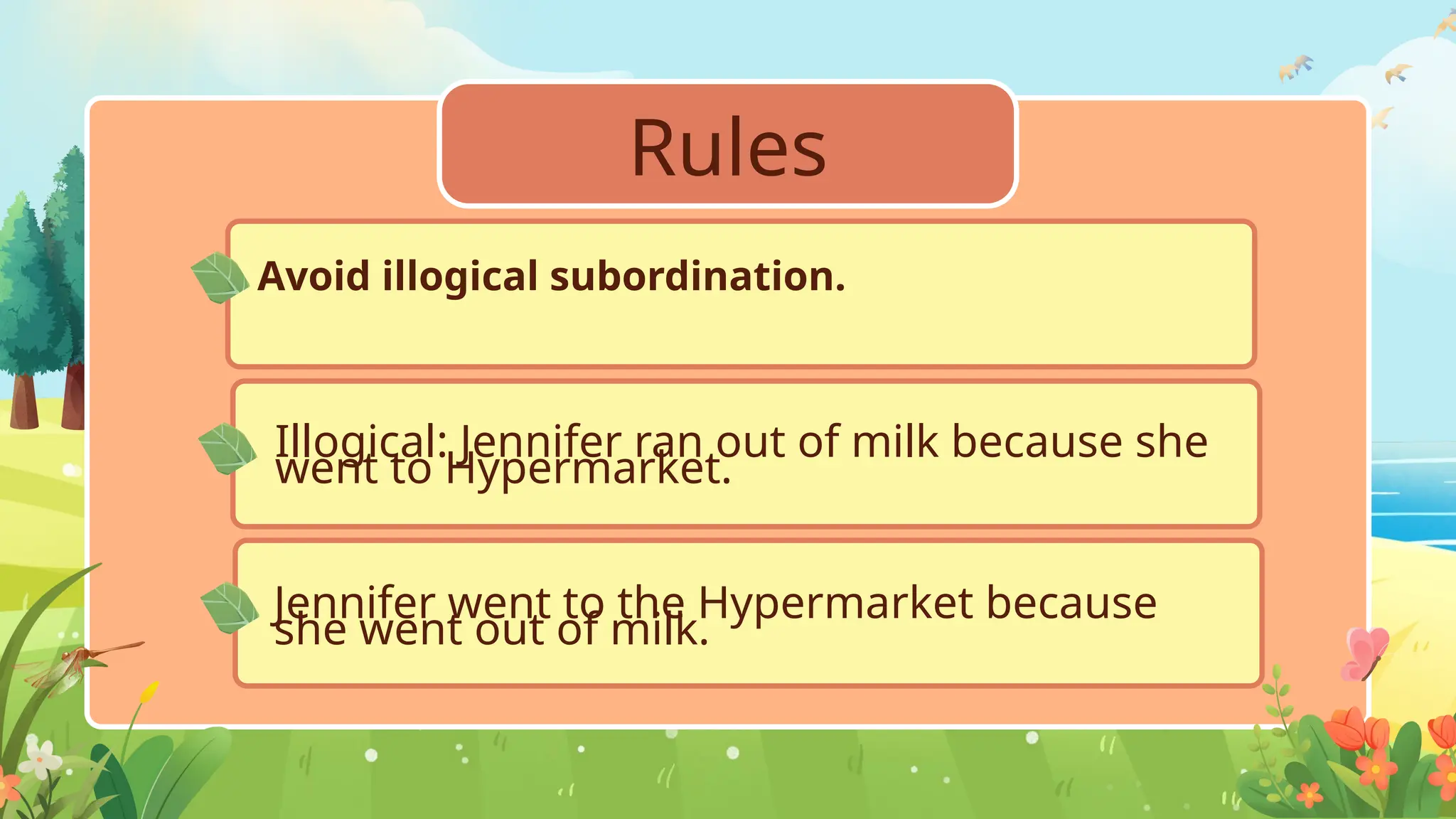 CLASSIFICATION OF SENTENCES REPORT IN ENGLISH | PPT