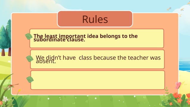 CLASSIFICATION OF SENTENCES REPORT IN ENGLISH | PPT