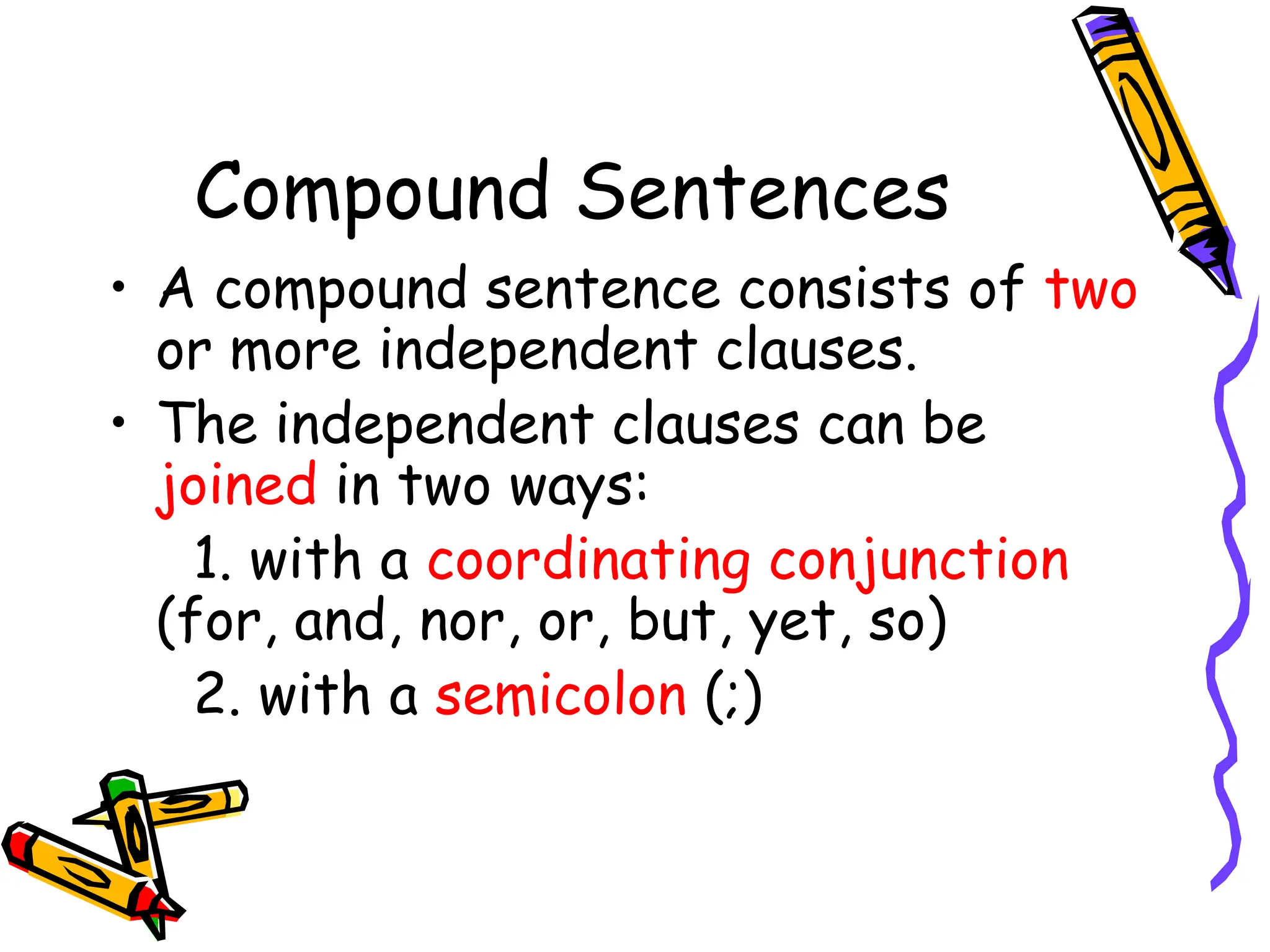 Simple, Compound, Complex Sentences Structures | PPT