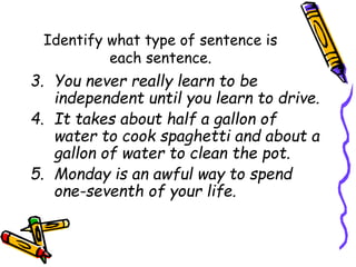 Simple, Compound, Complex Sentences Structures | PPT
