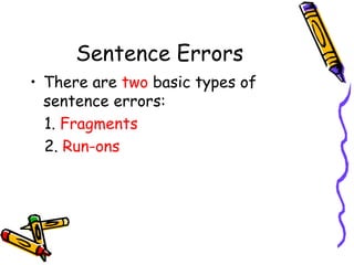 Different Types of Sentence and Its Structure | PPT