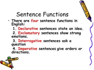 Sentence in English for an english learner | PPT