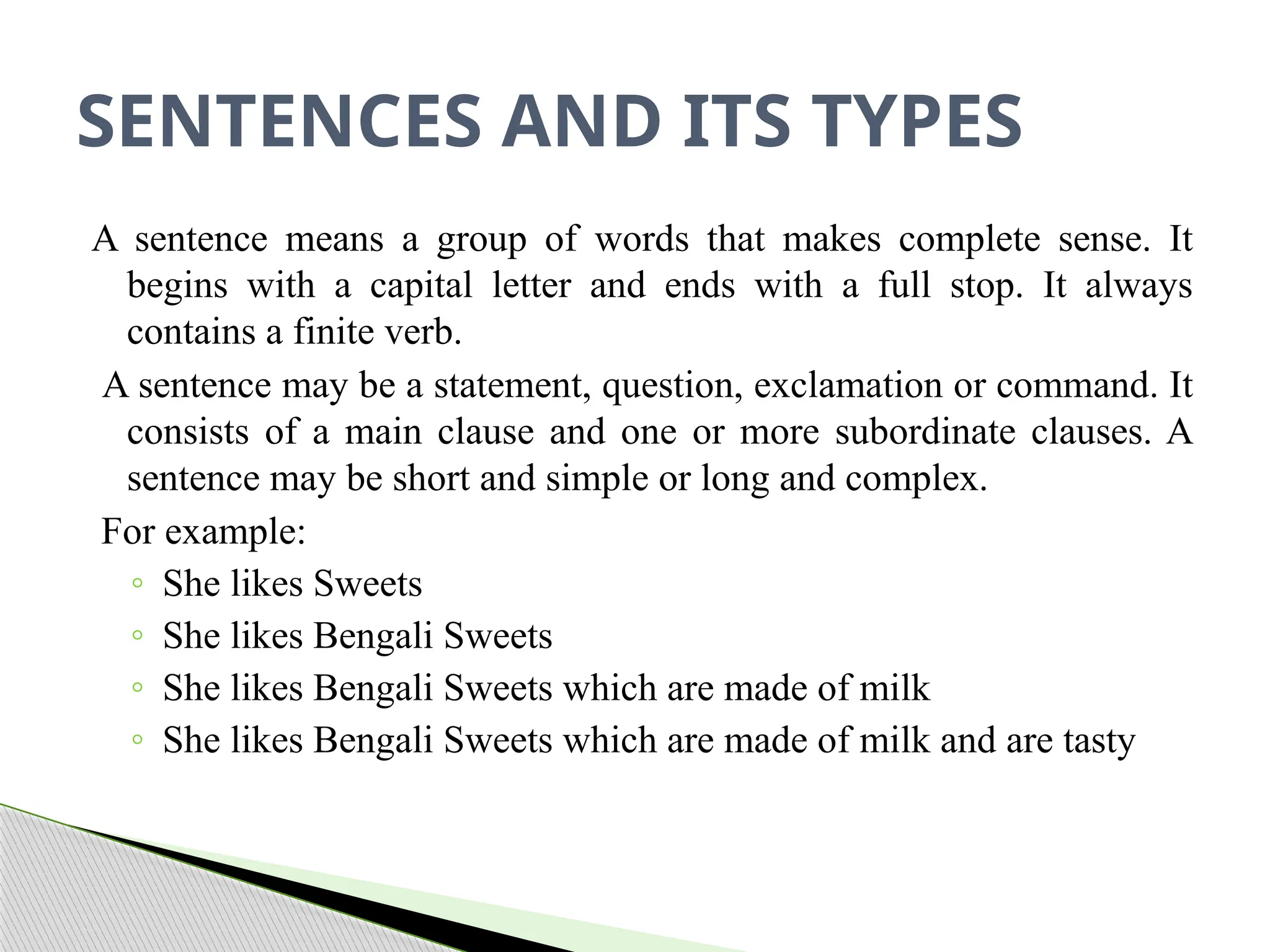 SENTENCES AND ITS TYPES ARE VERY IMPORTANT | PPTX