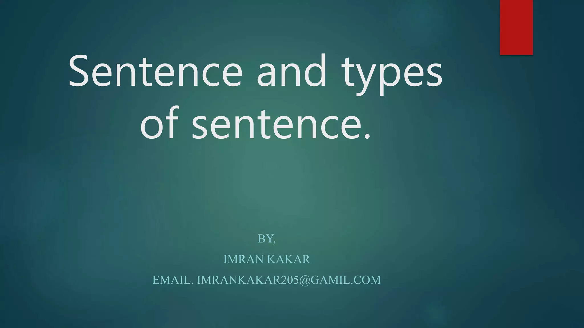 Sentences [autosaved] | PPT