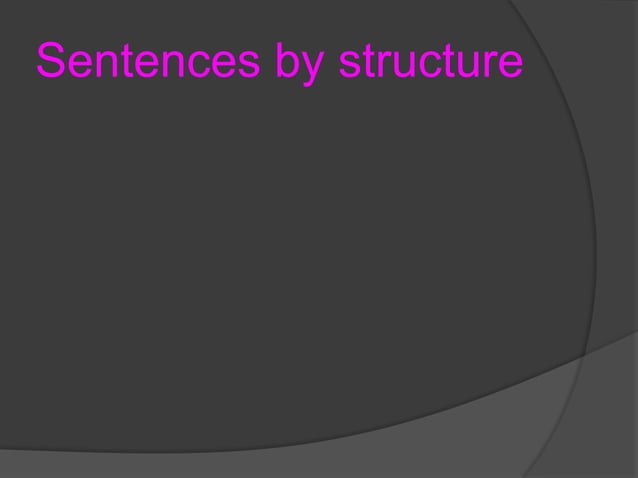 Sentences by purpose | PPTX