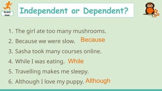 Sentence Simple vs Compound sentences grade 3 | PPTX