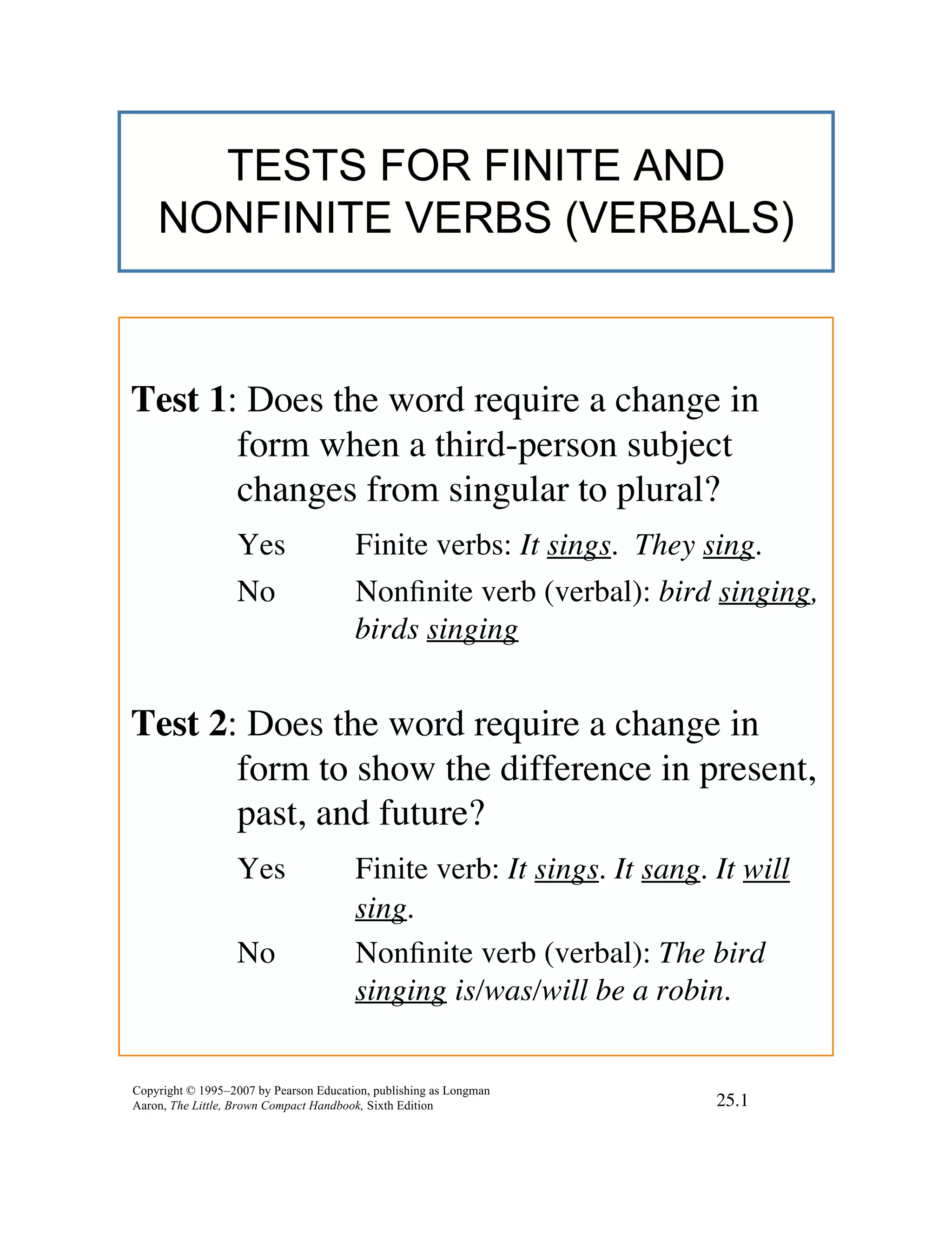 Sentences parts and patterns | PDF