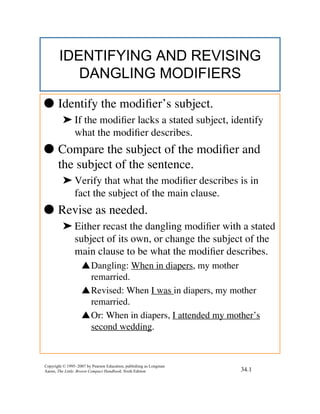 Sentences parts and patterns | PDF