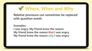 Sentences with Relative Clause - 関係詞を含む文 | PPT