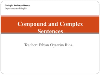 Sentences structure complex sentences | PPT | Robotics | Technology ...