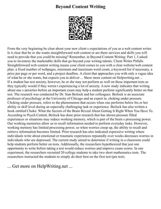 SENTENCE STARTERS POSTER How To Write An | PDF