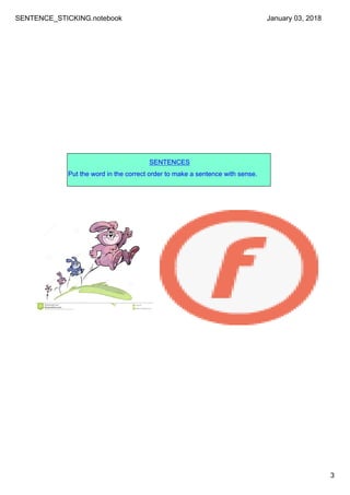 Sentence sticking pdf | PDF