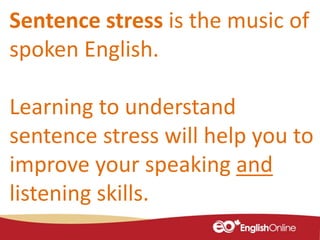 Sentence stress | PPT
