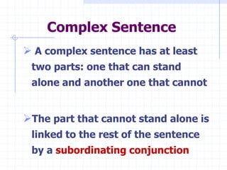 Sentence Structure | PPTX