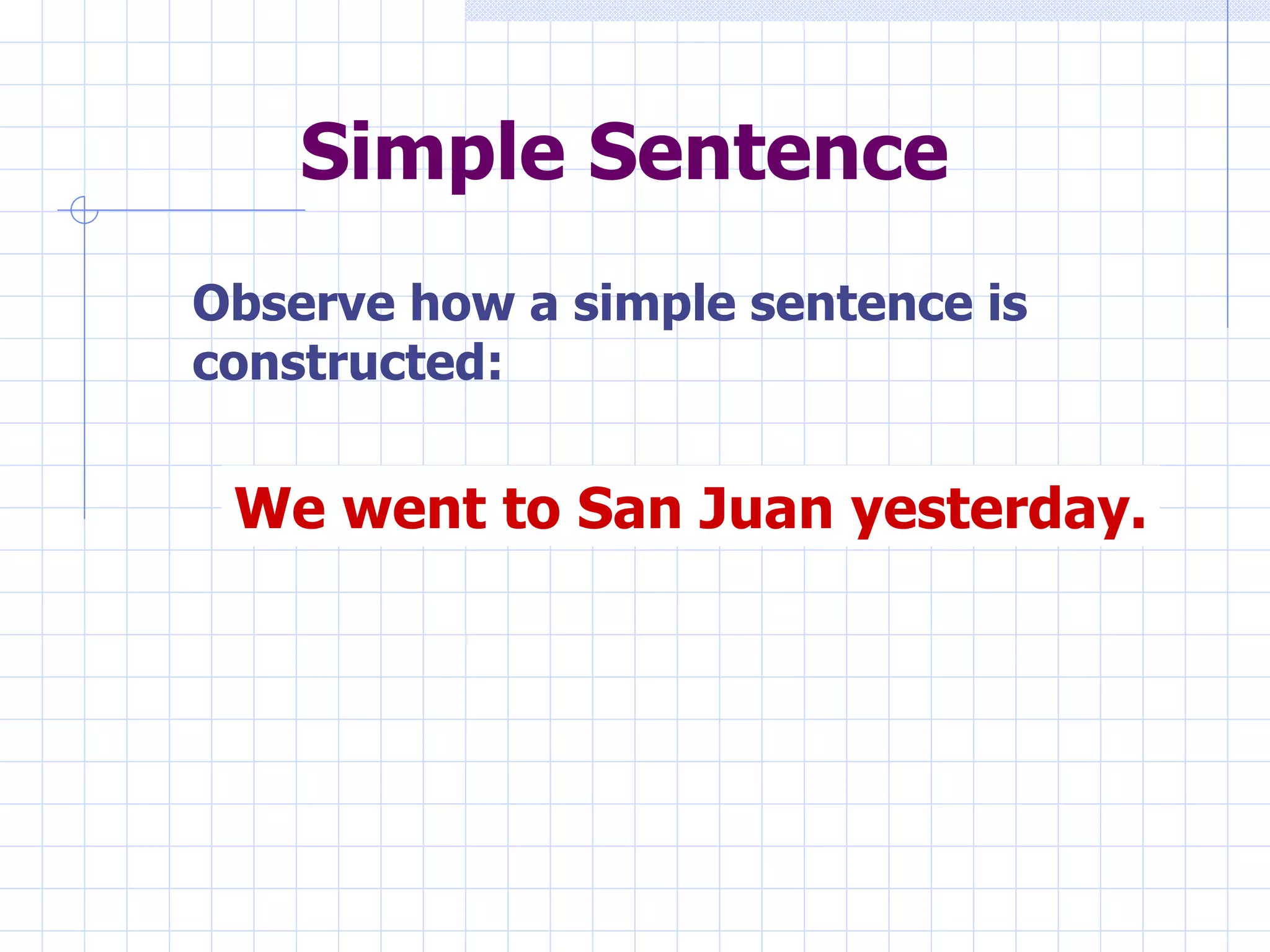 Sentence structure | PPT