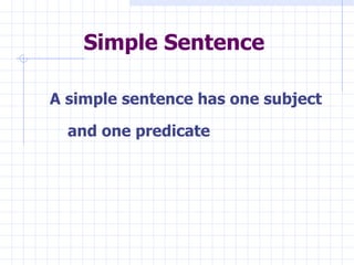 Sentence structure | PPT
