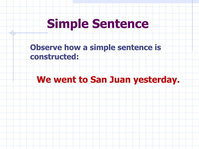 Sentence structure | PPT
