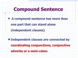 Sentence structure | PPT