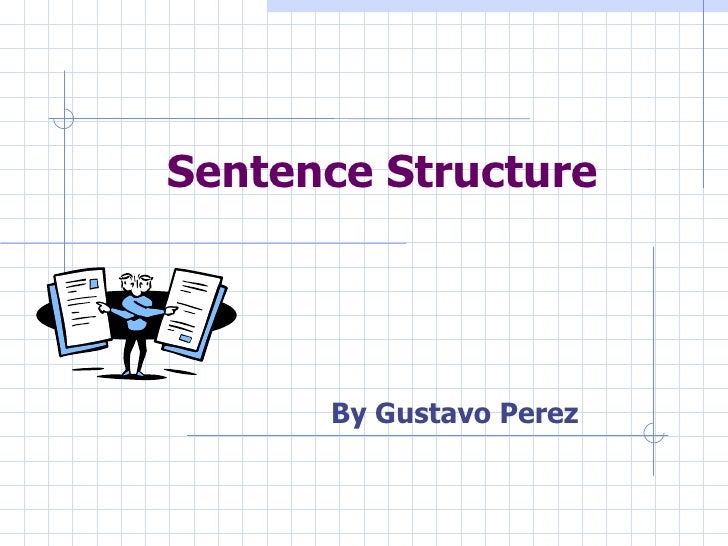 Sentence structure