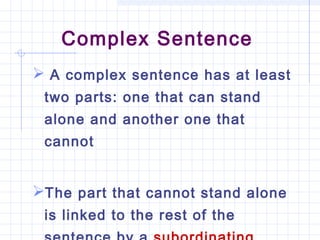 Sentence structure | PPT | Programming Languages | Computing