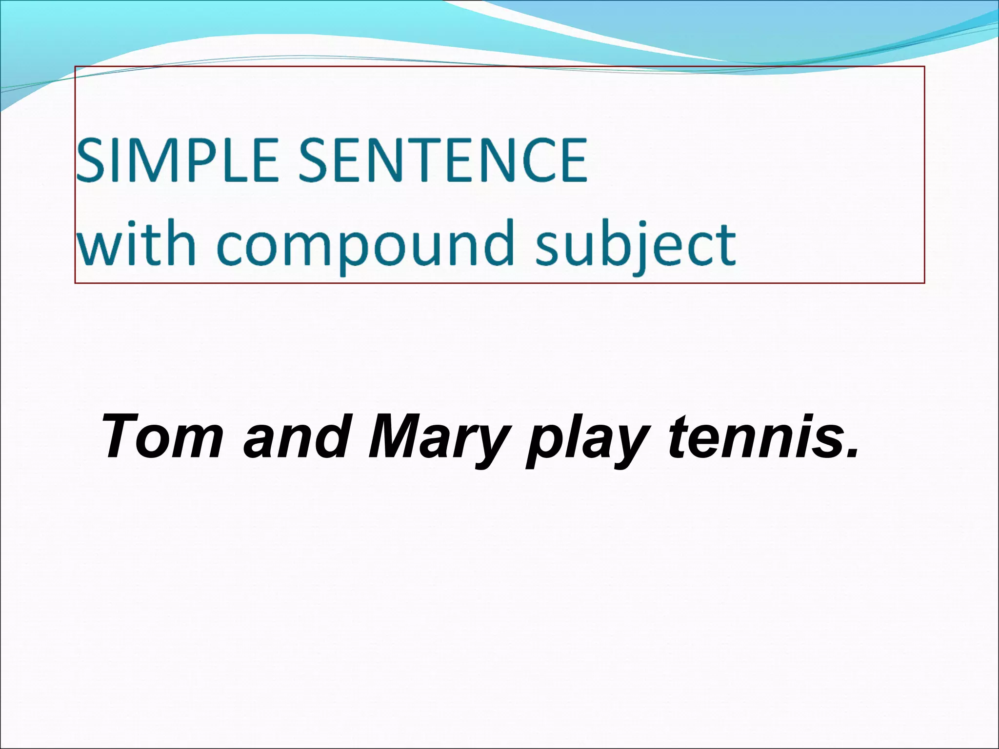 Sentence structure | PPT