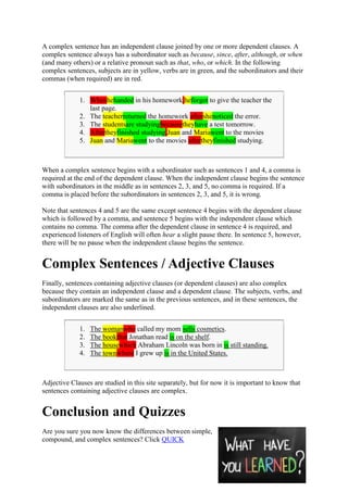 Sentence structure | DOCX