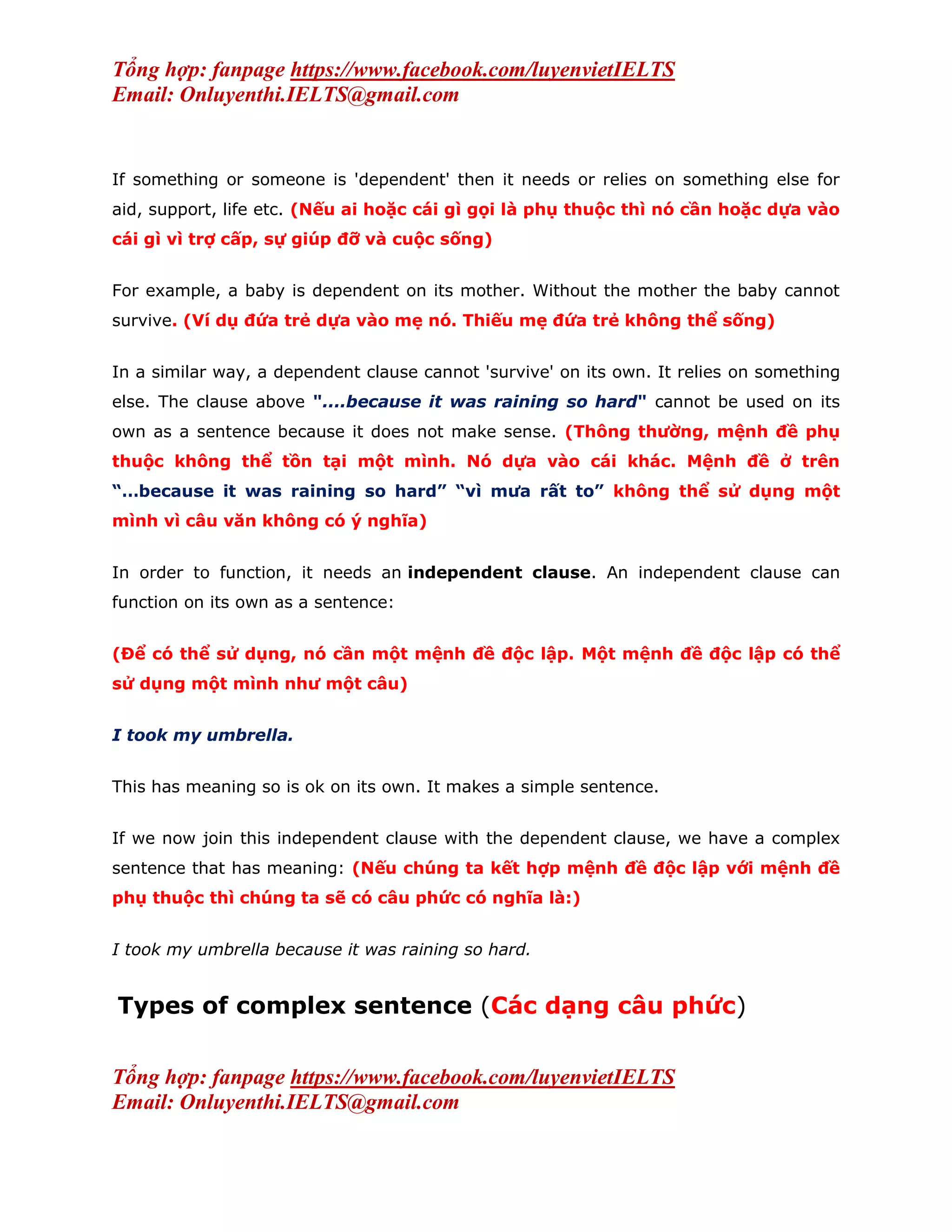 Sentence structure | PDF