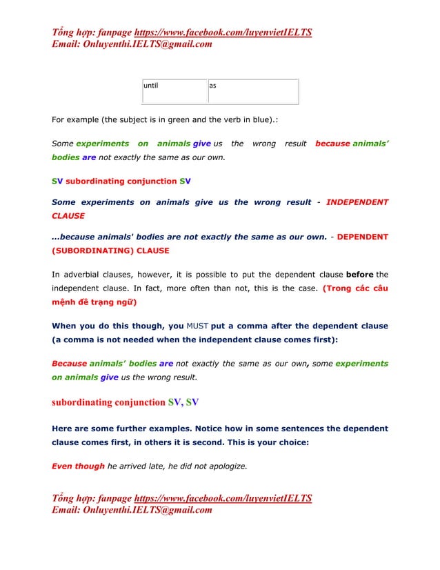 Sentence structure | PDF