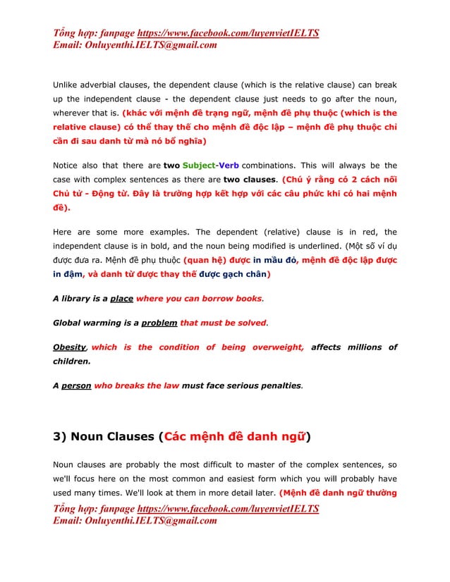 Sentence structure | PDF