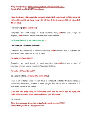 Sentence structure | PDF