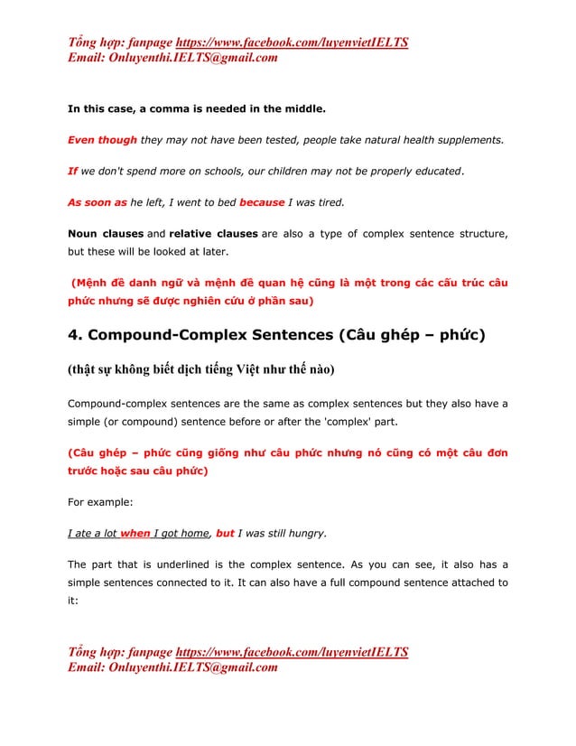 Sentence structure | PDF