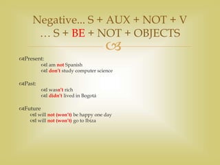 Sentence structure | PPTX