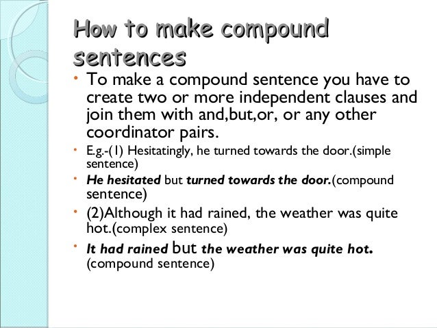 Sentence structure