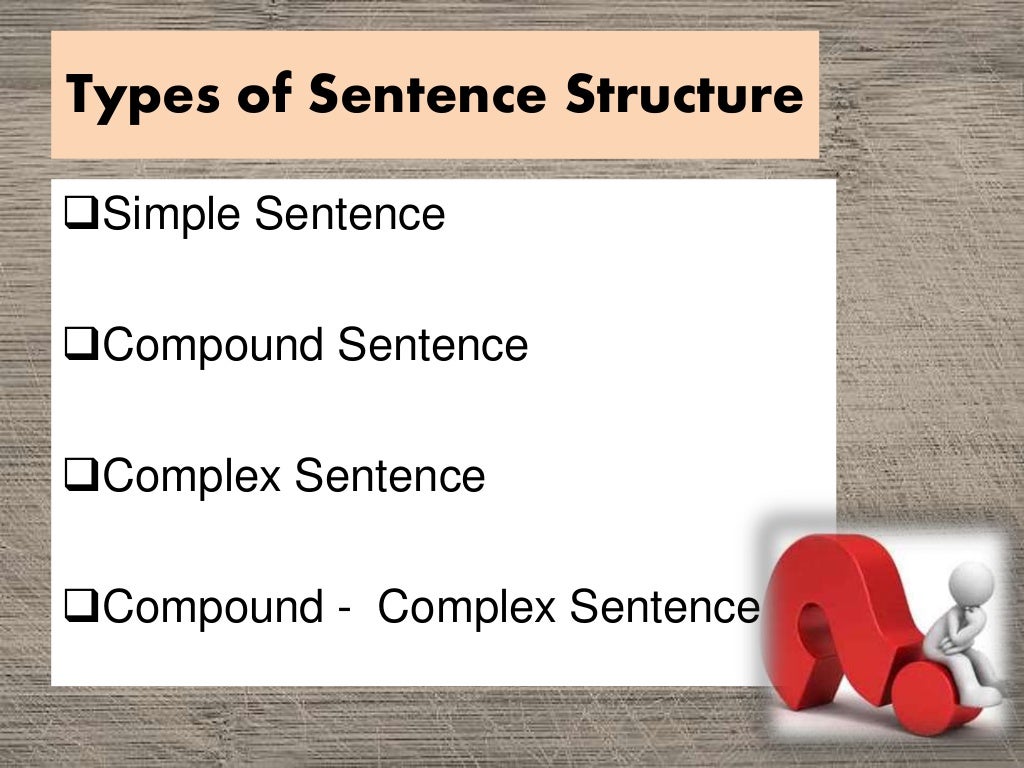 Sentence structure