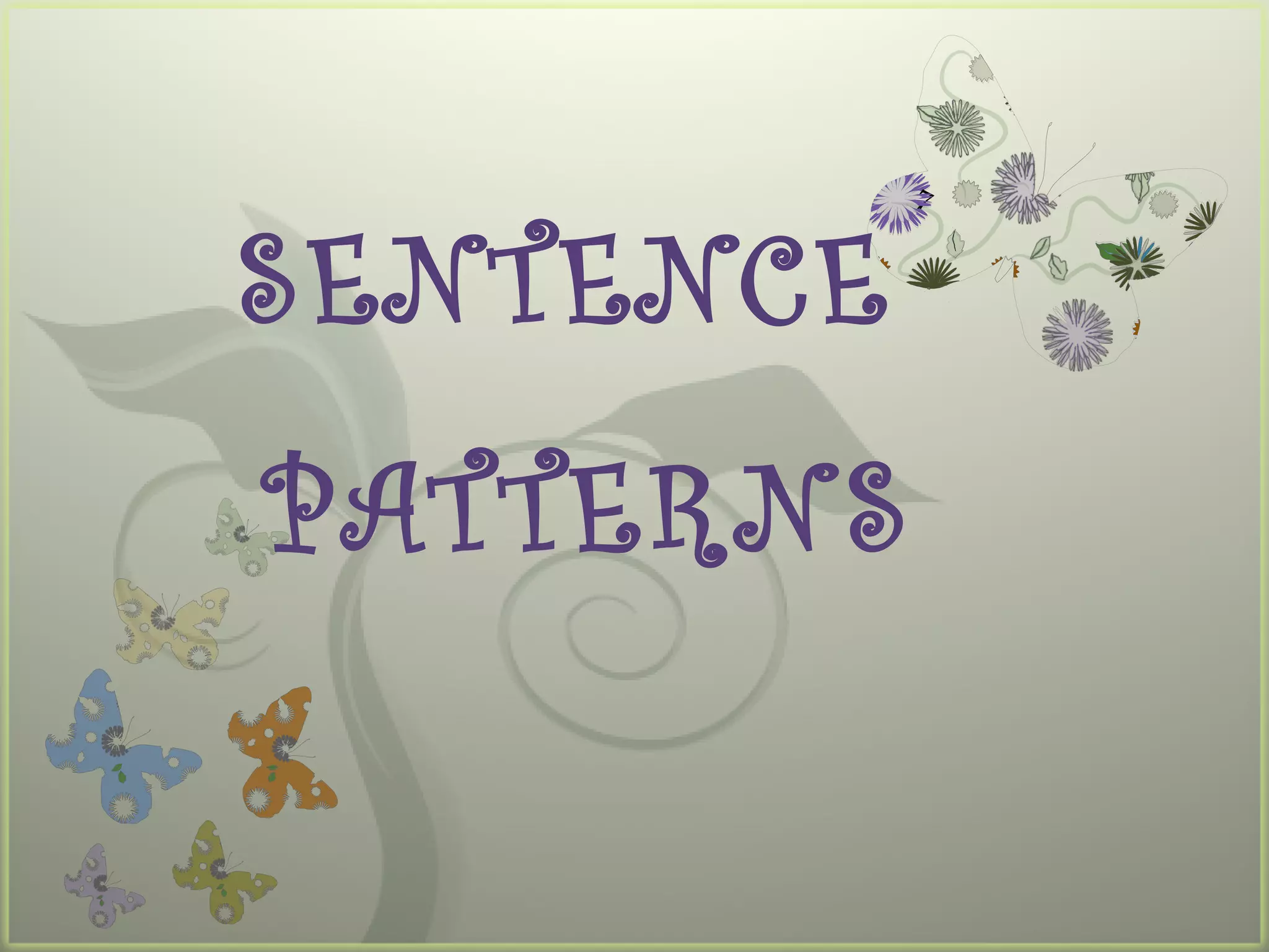 Sentence structure | PPT