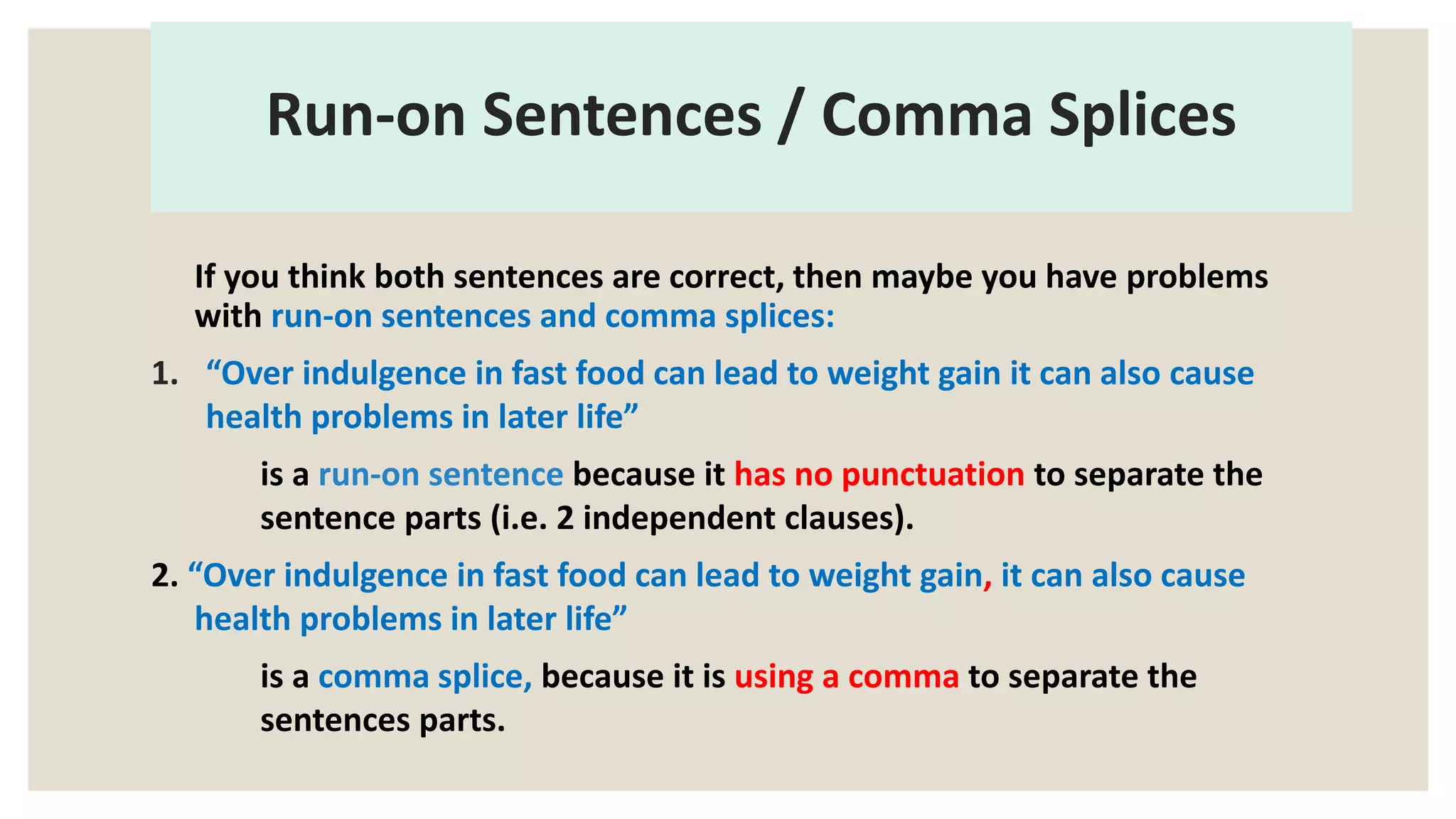 Sentence structure | PPT