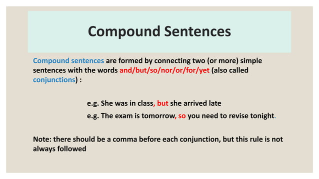 Sentence structure | PPTX