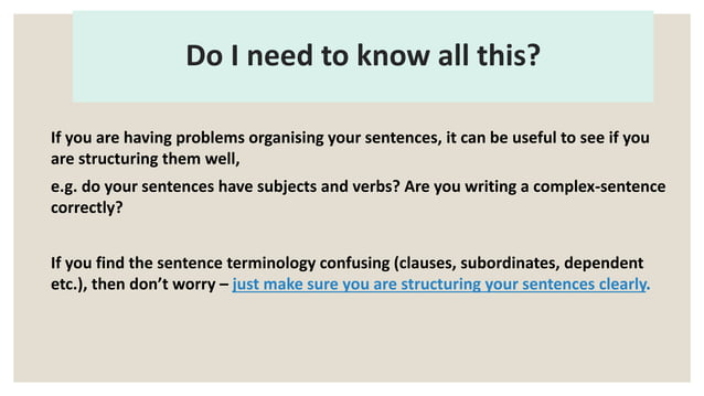 Sentence structure | PPTX