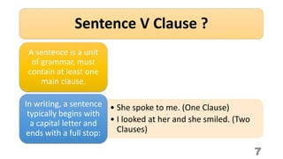 Sentence structure | PDF